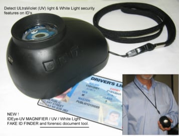ID-e110 eye Loop Scanner UV - Magnifier
